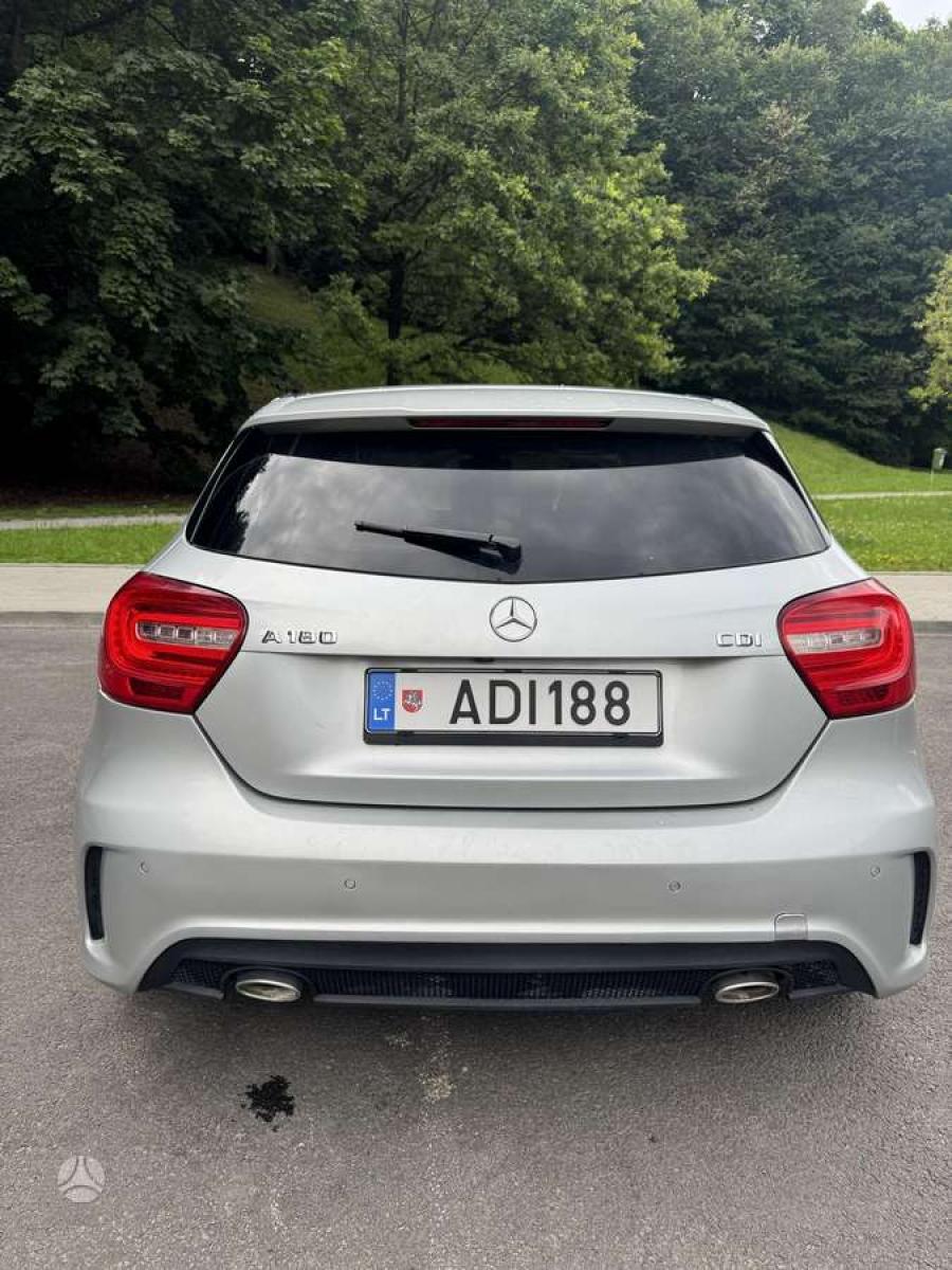 Grey Mercedes-Benz A 180 2013 in Kaunas, with an engine capacity of 1.80 L and mileage of 360 thousand km for 8100 €, photo 6 on AUTOMOTO.COM.LV
