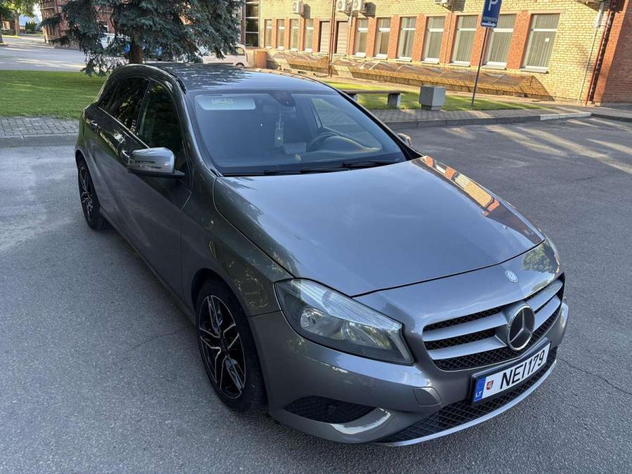 Grey Mercedes-Benz A 180 2014 in Kelme, with an engine capacity of 1.50 L and mileage of 321 thousand km for 7650 €, photo 11 on AUTOMOTO.COM.LV