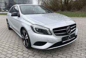 Pelēks Mercedes-Benz A 180 2015 Mažeikiai, ar dzinēja tilpumu 1.50 L un nobraukumu 362 tūkst. km par 6250 €, foto  vietnē AUTOMOTO.COM.LV