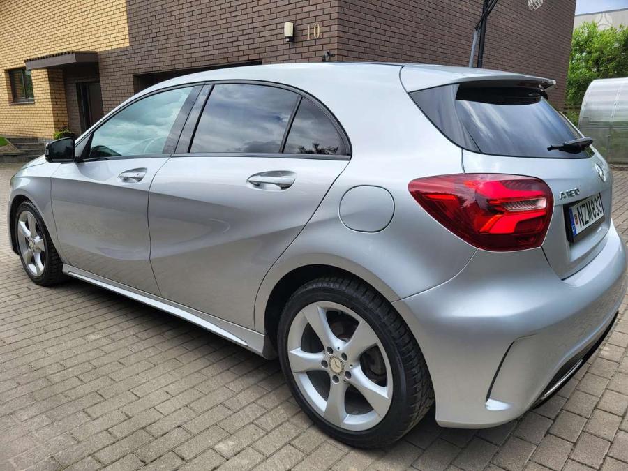 Pelēks Mercedes-Benz A 180 2016 Kauņa, ar dzinēja tilpumu 1.60 L un nobraukumu 103 tūkst. km par 13200 €, foto 9 vietnē AUTOMOTO.COM.LV