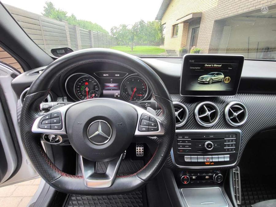 Pelēks Mercedes-Benz A 180 2016 Kauņa, ar dzinēja tilpumu 1.60 L un nobraukumu 103 tūkst. km par 13200 €, foto 14 vietnē AUTOMOTO.COM.LV