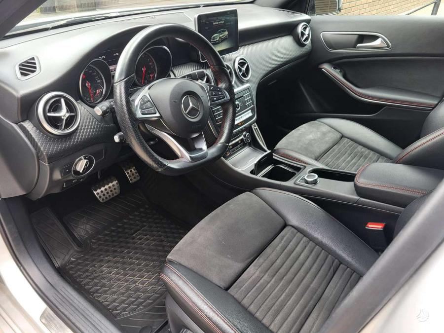 Pelēks Mercedes-Benz A 180 2016 Kauņa, ar dzinēja tilpumu 1.60 L un nobraukumu 103 tūkst. km par 13200 €, foto 29 vietnē AUTOMOTO.COM.LV