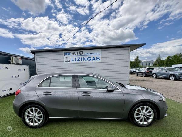 Grey Mercedes-Benz A 180 2018 in Panevezys, with an engine capacity of 1.46 L and mileage of 277 thousand km for 12700 €, photo 4 on AUTOMOTO.COM.LV