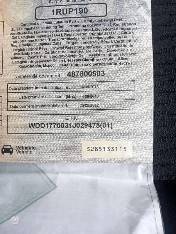 Pelēks Mercedes-Benz A 180 2018 Ukmergė, ar dzinēja tilpumu 1.46 L un nobraukumu 100 tūkst. km par 5750 €, foto 11 vietnē AUTOMOTO.COM.LV