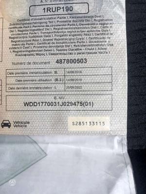 Pelēks Mercedes-Benz A 180 2018 Ukmergė, ar dzinēja tilpumu 1.46 L un nobraukumu 100 tūkst. km par 5750 €, foto 11 vietnē AUTOMOTO.COM.LV