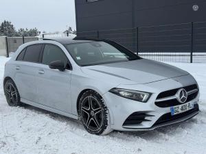Grey Mercedes-Benz A 180 2019 in Kaunas, with an engine capacity of 1.46 L and mileage of 118 thousand km for 15700 €, photo  on AUTOMOTO.COM.LV