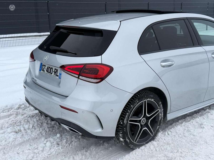 Grey Mercedes-Benz A 180 2019 in Kaunas, with an engine capacity of 1.46 L and mileage of 118 thousand km for 15700 €, photo 4 on AUTOMOTO.COM.LV