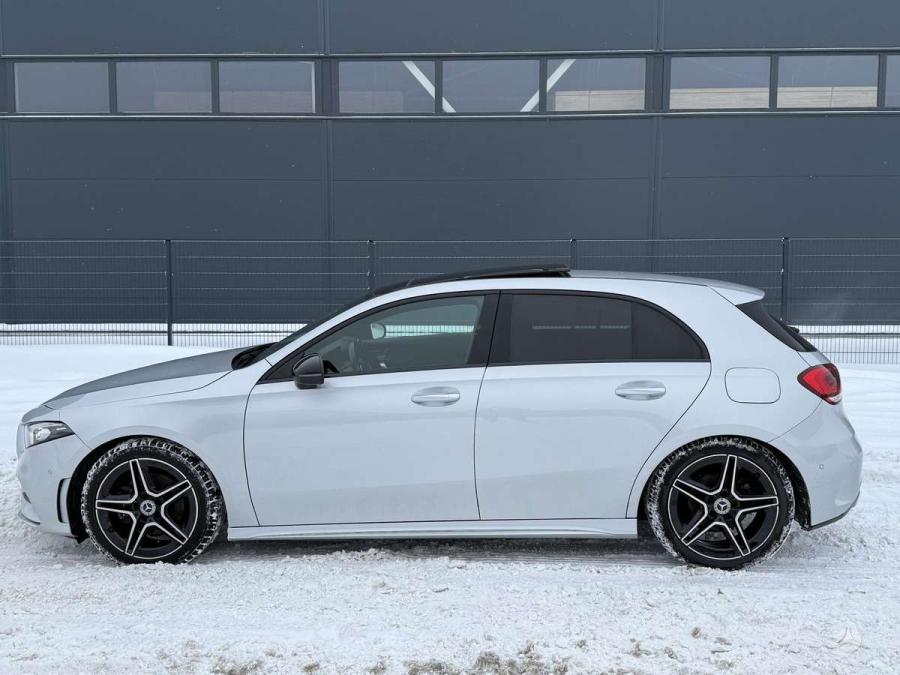 Grey Mercedes-Benz A 180 2019 in Kaunas, with an engine capacity of 1.46 L and mileage of 118 thousand km for 15700 €, photo 7 on AUTOMOTO.COM.LV