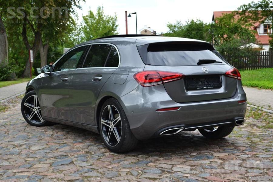 Grey Mercedes-Benz A 180 2019 in Jelgava, with an engine capacity of 1.50 L and mileage of 0 thousand km for 19990 €, photo 5 on AUTOMOTO.COM.LV