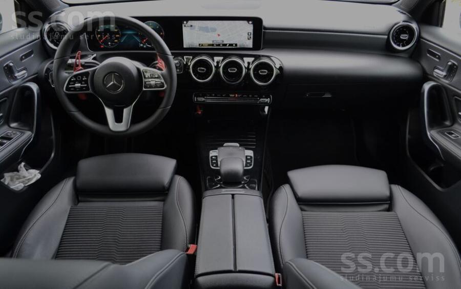 Grey Mercedes-Benz A 180 2019 in Jelgava, with an engine capacity of 1.50 L and mileage of 0 thousand km for 19990 €, photo 12 on AUTOMOTO.COM.LV
