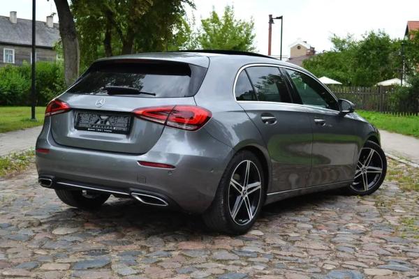 Grey Mercedes-Benz A 180 2019 in Jelgava, with an engine capacity of 1.50 L and mileage of 174 thousand km for 19990 €, photo 6 on AUTOMOTO.COM.LV