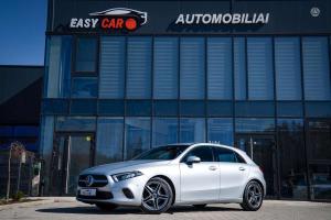Grey Mercedes-Benz A 180 2019 in Vilnius, with an engine capacity of 1.46 L and mileage of 206 thousand km for 13750 €, photo  on AUTOMOTO.COM.LV