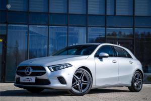 Grey Mercedes-Benz A 180 2019 in Vilnius, with an engine capacity of 1.46 L and mileage of 206 thousand km for 13750 €, photo 5 on AUTOMOTO.COM.LV