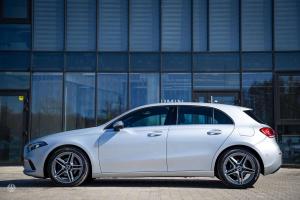 Grey Mercedes-Benz A 180 2019 in Vilnius, with an engine capacity of 1.46 L and mileage of 206 thousand km for 13750 €, photo 8 on AUTOMOTO.COM.LV