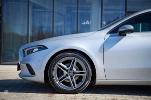 Grey Mercedes-Benz A 180 2019 in Vilnius, with an engine capacity of 1.46 L and mileage of 206 thousand km for 13750 €, photo 9 on AUTOMOTO.COM.LV