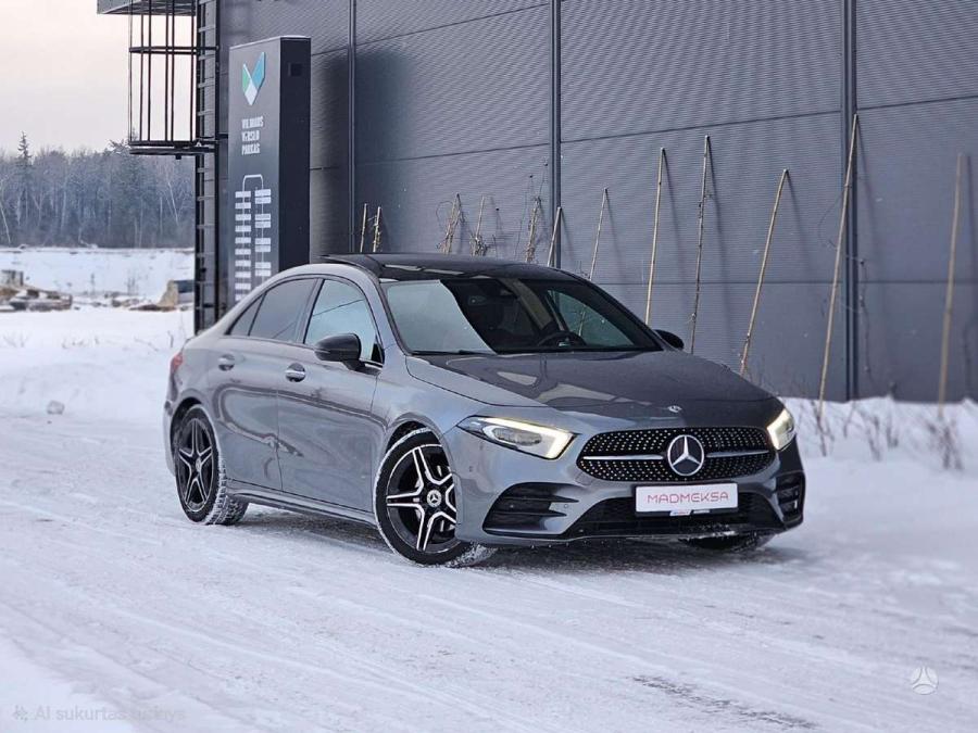 Pelēks Mercedes-Benz A 180 2019 Viļņa, ar dzinēja tilpumu 1.46 L un nobraukumu 238 tūkst. km par 17750 €, foto 1 vietnē AUTOMOTO.COM.LV
