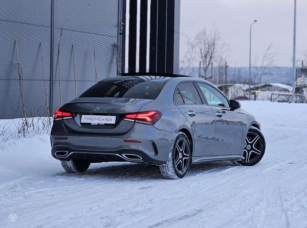 Grey Mercedes-Benz A 180 2019 in Vilnius, with an engine capacity of 1.46 L and mileage of 238 thousand km for 17650 €, photo 5 on AUTOMOTO.COM.LV