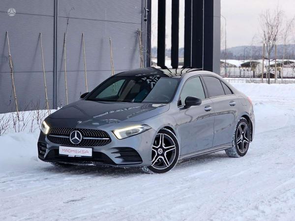 Grey Mercedes-Benz A 180 2019 in Vilnius, with an engine capacity of 1.46 L and mileage of 238 thousand km for 17650 €, photo 8 on AUTOMOTO.COM.LV