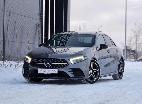 Grey Mercedes-Benz A 180 2019 in Vilnius, with an engine capacity of 1.46 L and mileage of 238 thousand km for 17650 €, photo 9 on AUTOMOTO.COM.LV