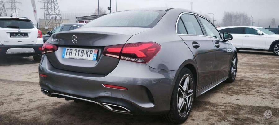 Grey Mercedes-Benz A 180 2020 in Kaunas, with an engine capacity of 1.46 L and mileage of 96 thousand km for 22869 €, photo 8 on AUTOMOTO.COM.LV