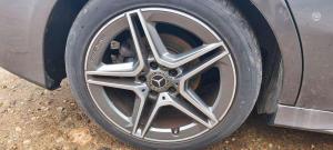 Grey Mercedes-Benz A 180 2020 in Kaunas, with an engine capacity of 1.46 L and mileage of 96 thousand km for 22869 €, photo 13 on AUTOMOTO.COM.LV