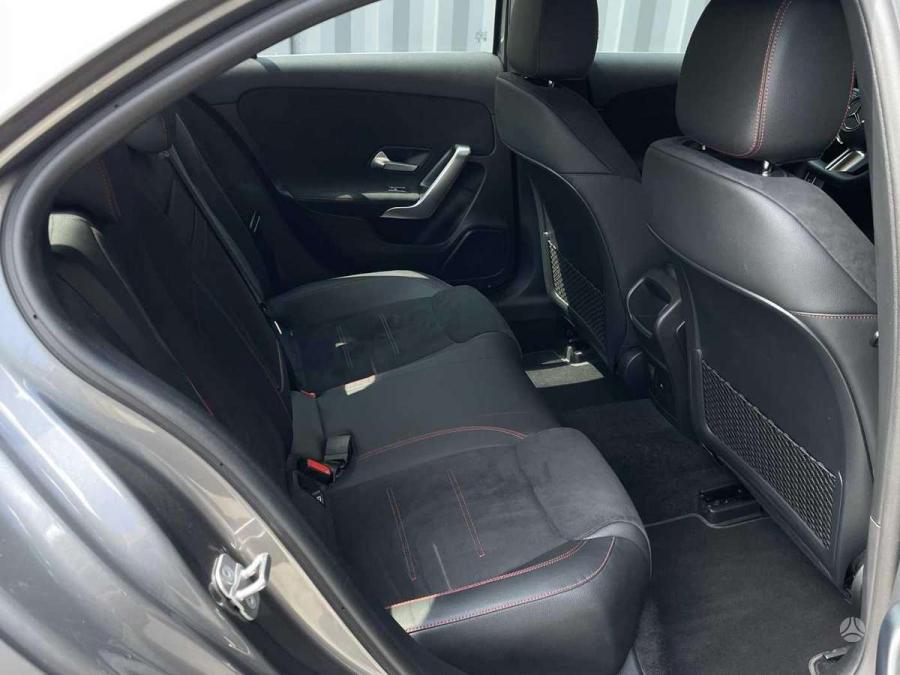 Grey Mercedes-Benz A 180 2024 in Vilnius, with an engine capacity of 1.33 L and mileage of 16 thousand km for 28900 €, photo 6 on AUTOMOTO.COM.LV