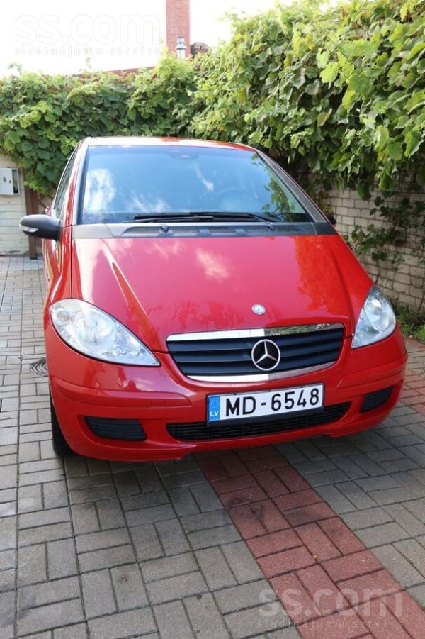 Sarkans Mercedes-Benz A 180 2005 Liepāja, ar dzinēja tilpumu 2.00 L un nobraukumu 0 tūkst. km par 2350 €, foto 1 vietnē AUTOMOTO.COM.LV