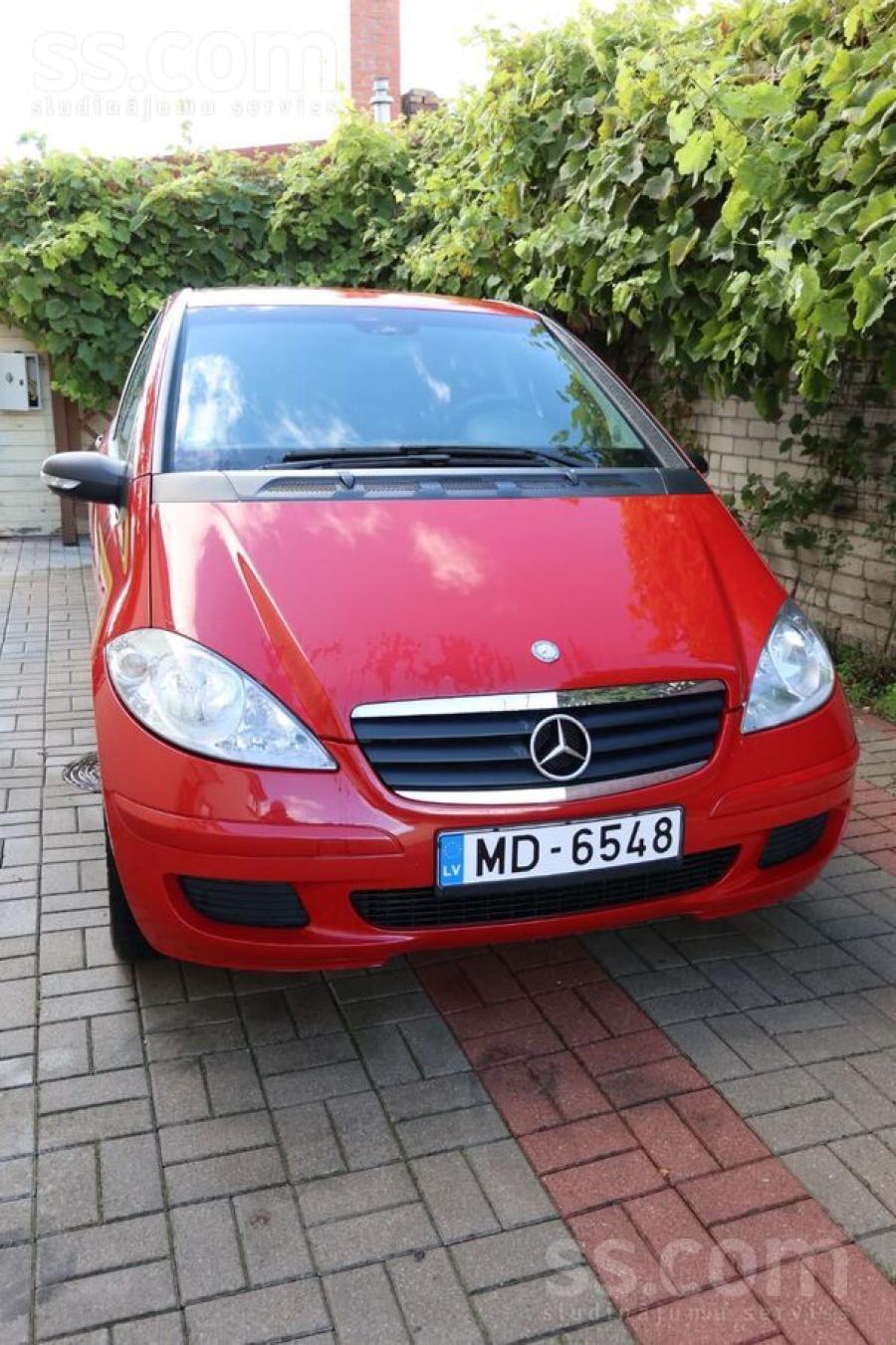 Red Mercedes-Benz A 180 2005 in Liepaja, with an engine capacity of 2.00 L and mileage of 0 thousand km for 2350 €, photo 1 on AUTOMOTO.COM.LV