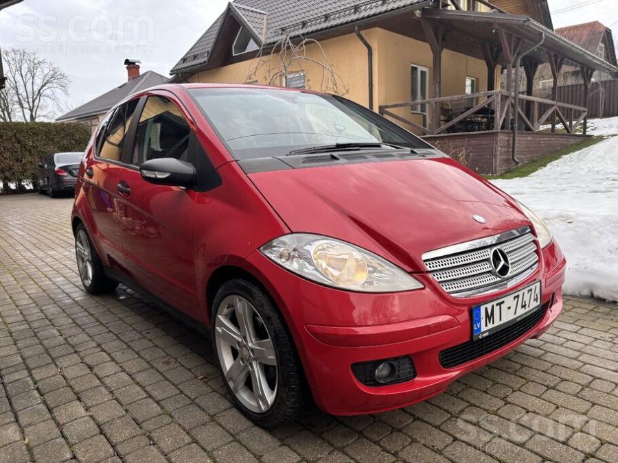 Sarkans Mercedes-Benz A 180 2008 Valka, ar dzinēja tilpumu 2.00 L un nobraukumu 189 tūkst. km par 3700 €, foto 4 vietnē AUTOMOTO.COM.LV