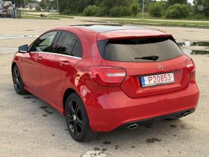 Red Mercedes-Benz A 180 2012 in Taurage, with an engine capacity of 1.60 L and mileage of 190 thousand km for 6500 €, photo 8 on AUTOMOTO.COM.LV