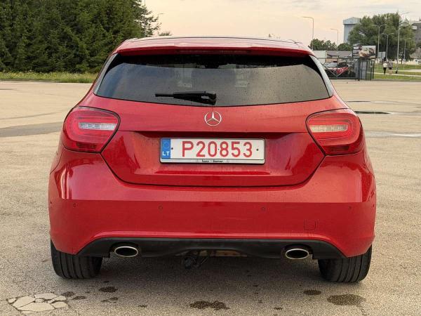 Red Mercedes-Benz A 180 2012 in Taurage, with an engine capacity of 1.60 L and mileage of 190 thousand km for 6500 €, photo 8 on AUTOMOTO.COM.LV