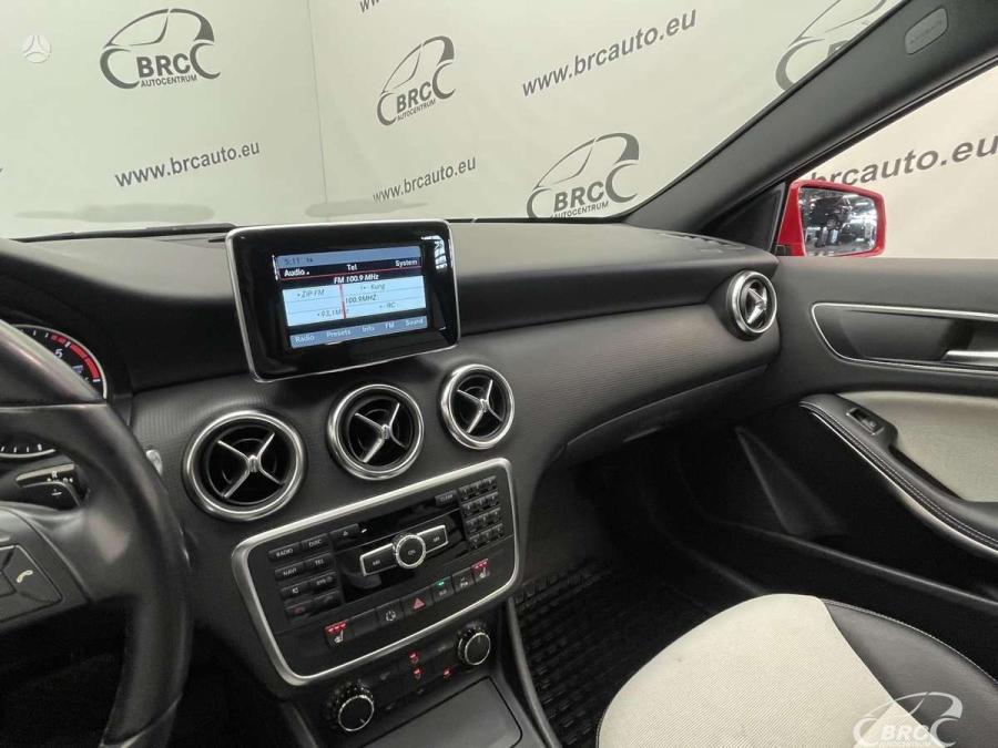Sarkans Mercedes-Benz A 180 2014 Viļņa, ar dzinēja tilpumu 1.80 L un nobraukumu 202 tūkst. km par 7200 €, foto 27 vietnē AUTOMOTO.COM.LV