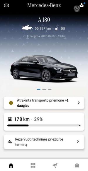 Mercedes-Benz A 180 2021 Kauņa, ar dzinēja tilpumu 1.33 L un nobraukumu 55 tūkst. km par 27000 €, foto 14 vietnē AUTOMOTO.COM.LV