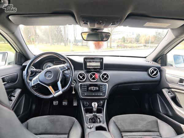White Mercedes-Benz A 180 2012 in Vilnius, with an engine capacity of 1.60 L and mileage of 251 thousand km for 7400 €, photo 9 on AUTOMOTO.COM.LV