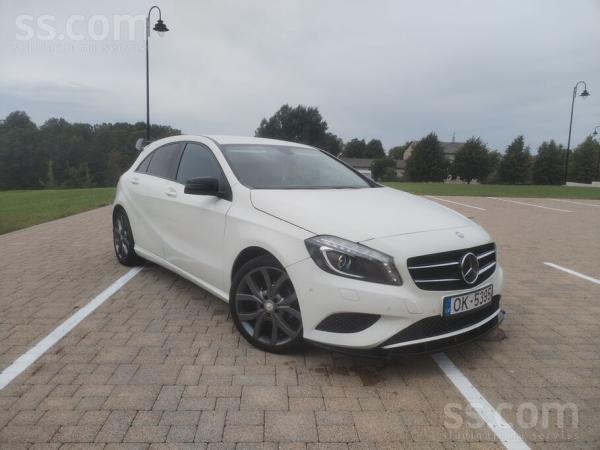 White Mercedes-Benz A 180 2013 in Saldus, with an engine capacity of 1.50 L and mileage of 311 thousand km for 7500 €, photo 1 on AUTOMOTO.COM.LV