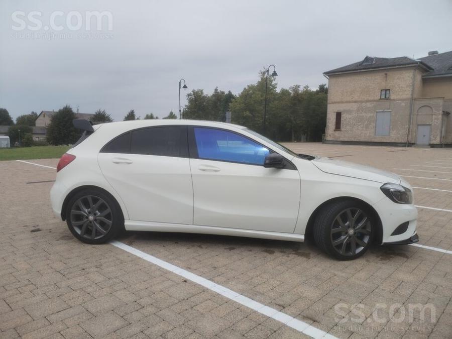 White Mercedes-Benz A 180 2013 in Saldus, with an engine capacity of 1.50 L and mileage of 311 thousand km for 7500 €, photo 5 on AUTOMOTO.COM.LV