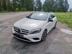 Balts Mercedes-Benz A 180 2014 Varėna, ar dzinēja tilpumu 1.60 L un nobraukumu 269 tūkst. km par 8750 €, foto  vietnē AUTOMOTO.COM.LV