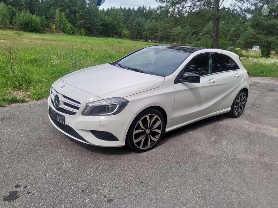 Balts Mercedes-Benz A 180 2014 Varėna, ar dzinēja tilpumu 1.60 L un nobraukumu 269 tūkst. km par 8750 €, foto 3 vietnē AUTOMOTO.COM.LV
