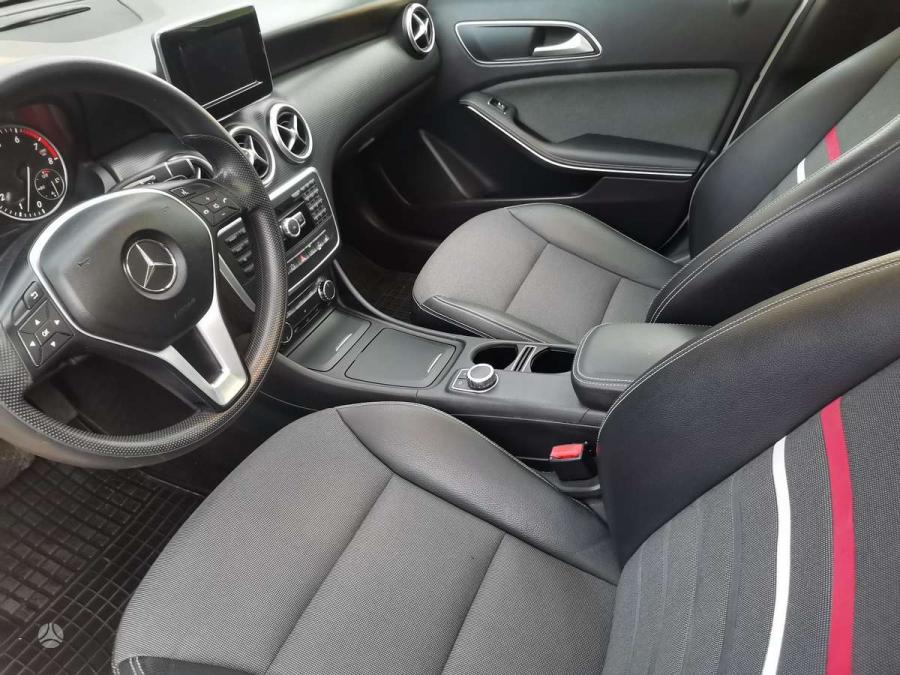 Balts Mercedes-Benz A 180 2014 Varėna, ar dzinēja tilpumu 1.60 L un nobraukumu 269 tūkst. km par 8750 €, foto 24 vietnē AUTOMOTO.COM.LV