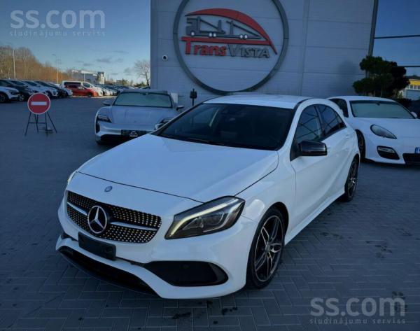 White Mercedes-Benz A 180 2016 in Telschi, with an engine capacity of 1.50 L and mileage of 243 thousand km for 10699 €, photo 3 on AUTOMOTO.COM.LV