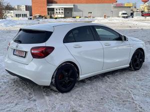 White Mercedes-Benz A 180 2016 in Jonava, with an engine capacity of 1.50 L and mileage of 147 thousand km for 10900 €, photo 6 on AUTOMOTO.COM.LV