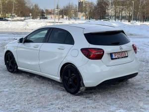 White Mercedes-Benz A 180 2016 in Jonava, with an engine capacity of 1.50 L and mileage of 147 thousand km for 10900 €, photo 8 on AUTOMOTO.COM.LV