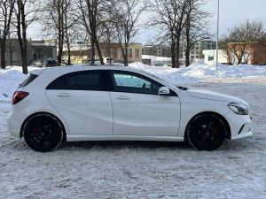 White Mercedes-Benz A 180 2016 in Jonava, with an engine capacity of 1.50 L and mileage of 147 thousand km for 10900 €, photo 9 on AUTOMOTO.COM.LV