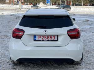 White Mercedes-Benz A 180 2016 in Jonava, with an engine capacity of 1.50 L and mileage of 147 thousand km for 10900 €, photo 10 on AUTOMOTO.COM.LV