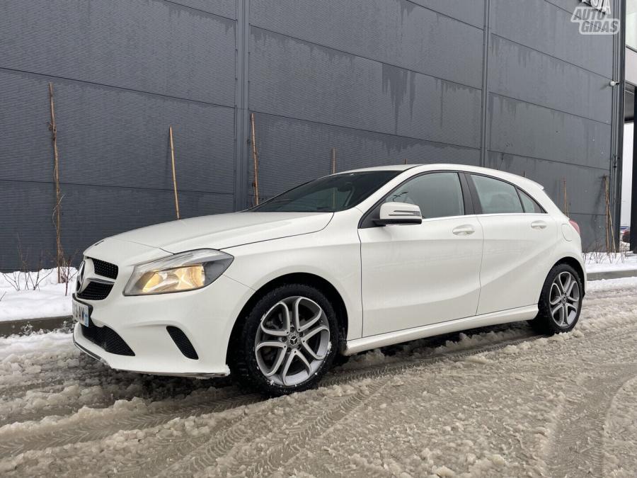 Balts Mercedes-Benz A 180 2017 Viļņa, ar dzinēja tilpumu 1.60 L un nobraukumu 237 tūkst. km par 7990 €, foto 1 vietnē AUTOMOTO.COM.LV