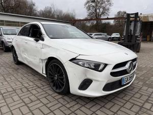 White Mercedes-Benz A 180 2018 in Kaunas, with an engine capacity of 1.46 L and mileage of 185 thousand km for 11700 €, photo 2 on AUTOMOTO.COM.LV