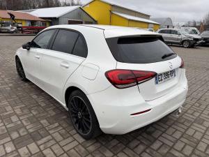 White Mercedes-Benz A 180 2018 in Kaunas, with an engine capacity of 1.46 L and mileage of 185 thousand km for 11700 €, photo 4 on AUTOMOTO.COM.LV