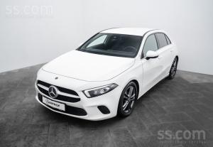 White Mercedes-Benz A 180 2018 in Tallinn, with an engine capacity of 1.50 L and mileage of 150 thousand km for 16999 €, photo  on AUTOMOTO.COM.LV