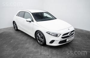 White Mercedes-Benz A 180 2018 in Tallinn, with an engine capacity of 1.50 L and mileage of 150 thousand km for 16999 €, photo 3 on AUTOMOTO.COM.LV