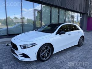 White Mercedes-Benz A 180 2018 in Riga, with an engine capacity of 1.50 L and mileage of 116 thousand km for 21000 €, photo  on AUTOMOTO.COM.LV